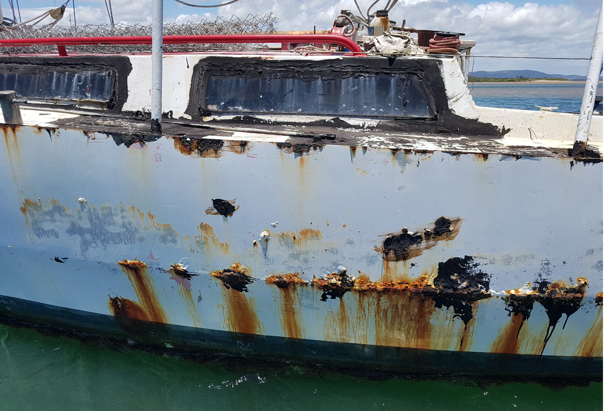 Images and video of derelict, abandoned and unsafe vessels removed by ...